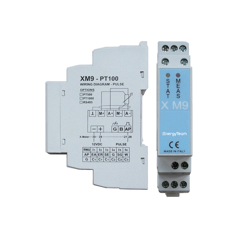 XM9 DIN module for temperatures acquisition - Energy Team